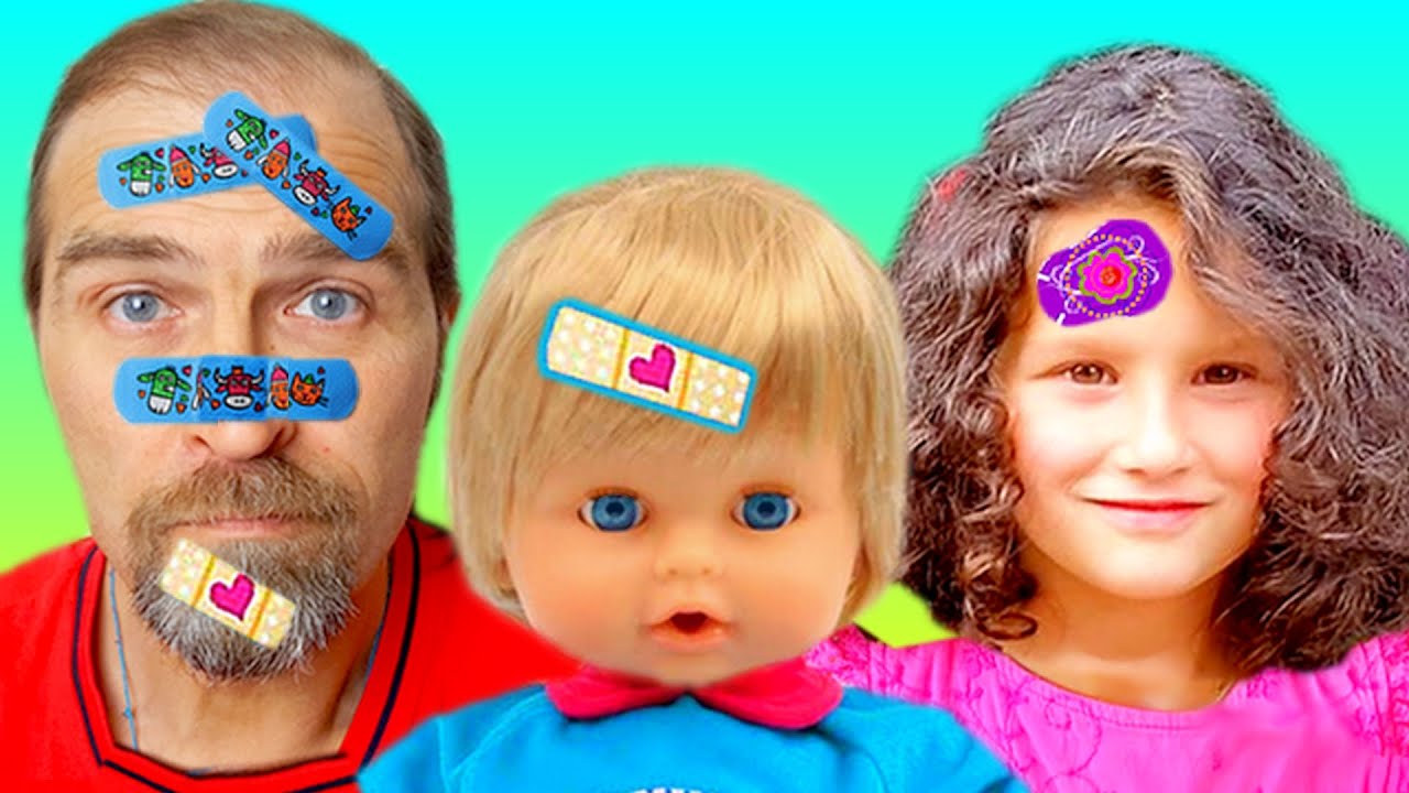 The Boo Boo Story from Alice and Daddy // Funny stories for kids ...