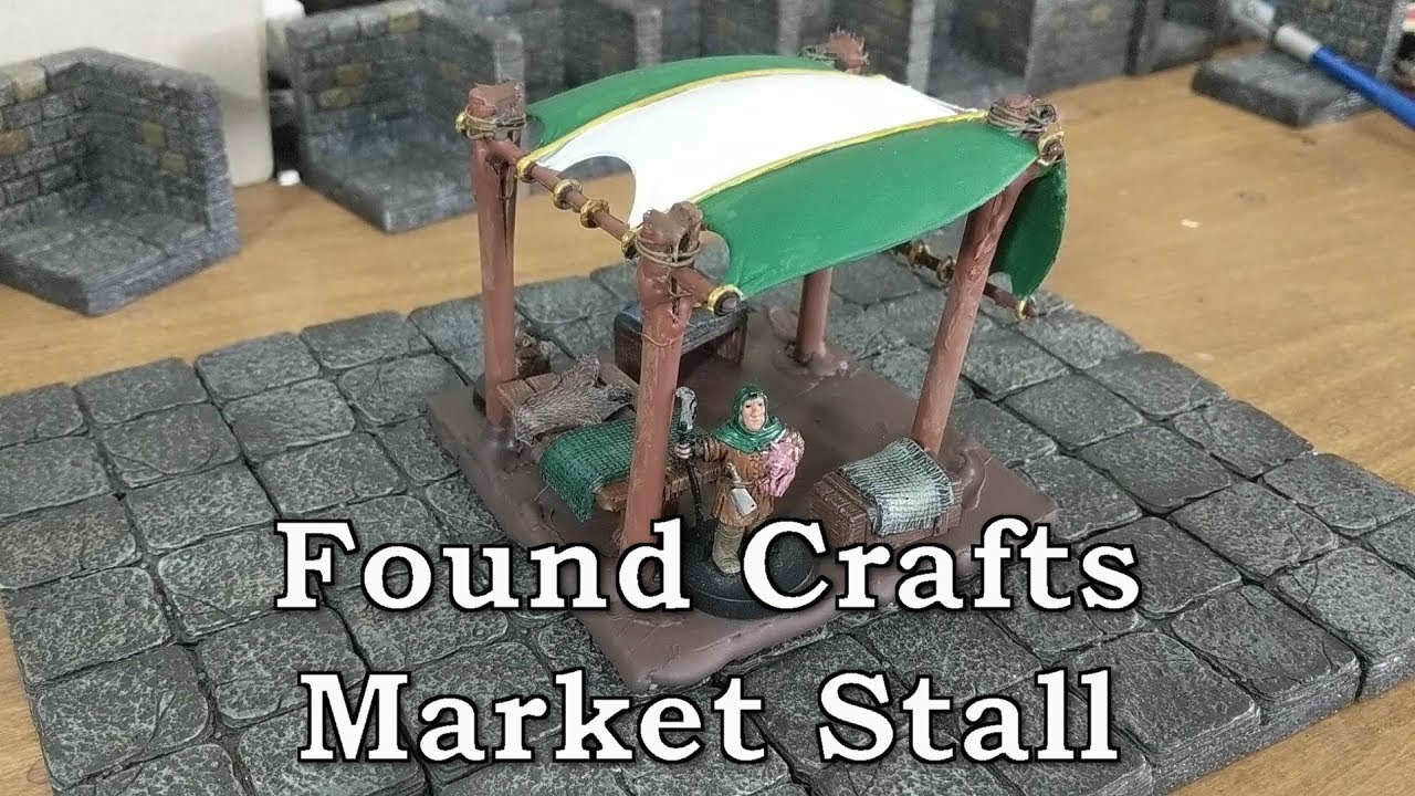 Found Craft - Market Stall for Dungeons and Dragons - YouTube