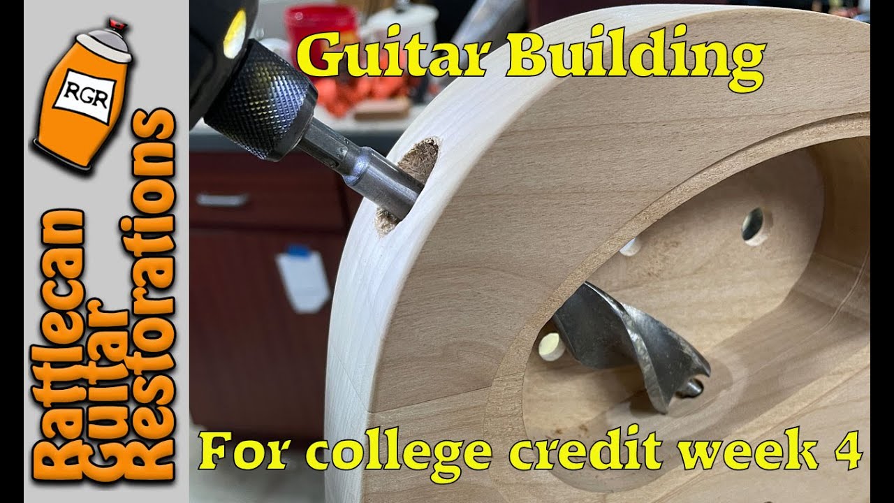 Guitar Manufacturing using STEM Concepts Week 4 | RATTLECAN GUITAR ...