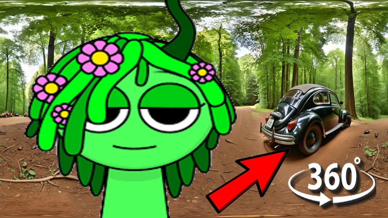 Find Incredibox Sprunki Green Vineria among all the Sprunkis in 360° VR ...