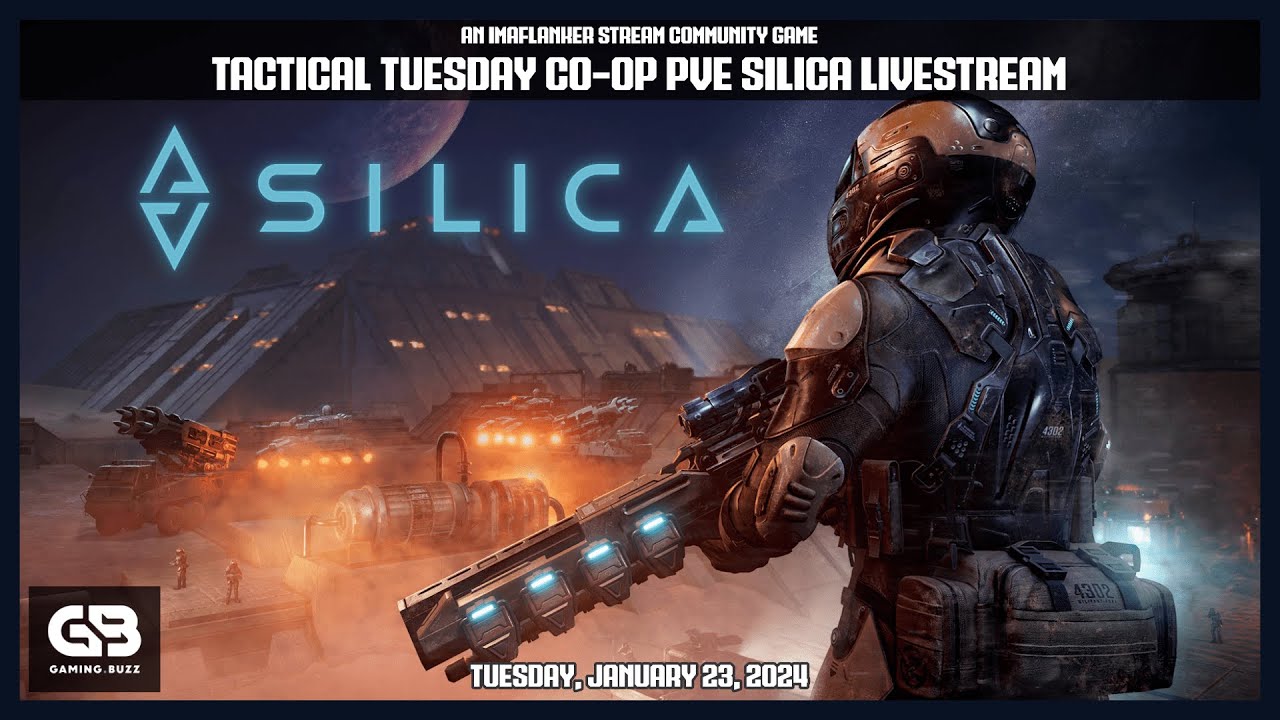 Tactical Tuesday - Silica PvE - RTS & FPS Combine | Stream Sponsored by ...