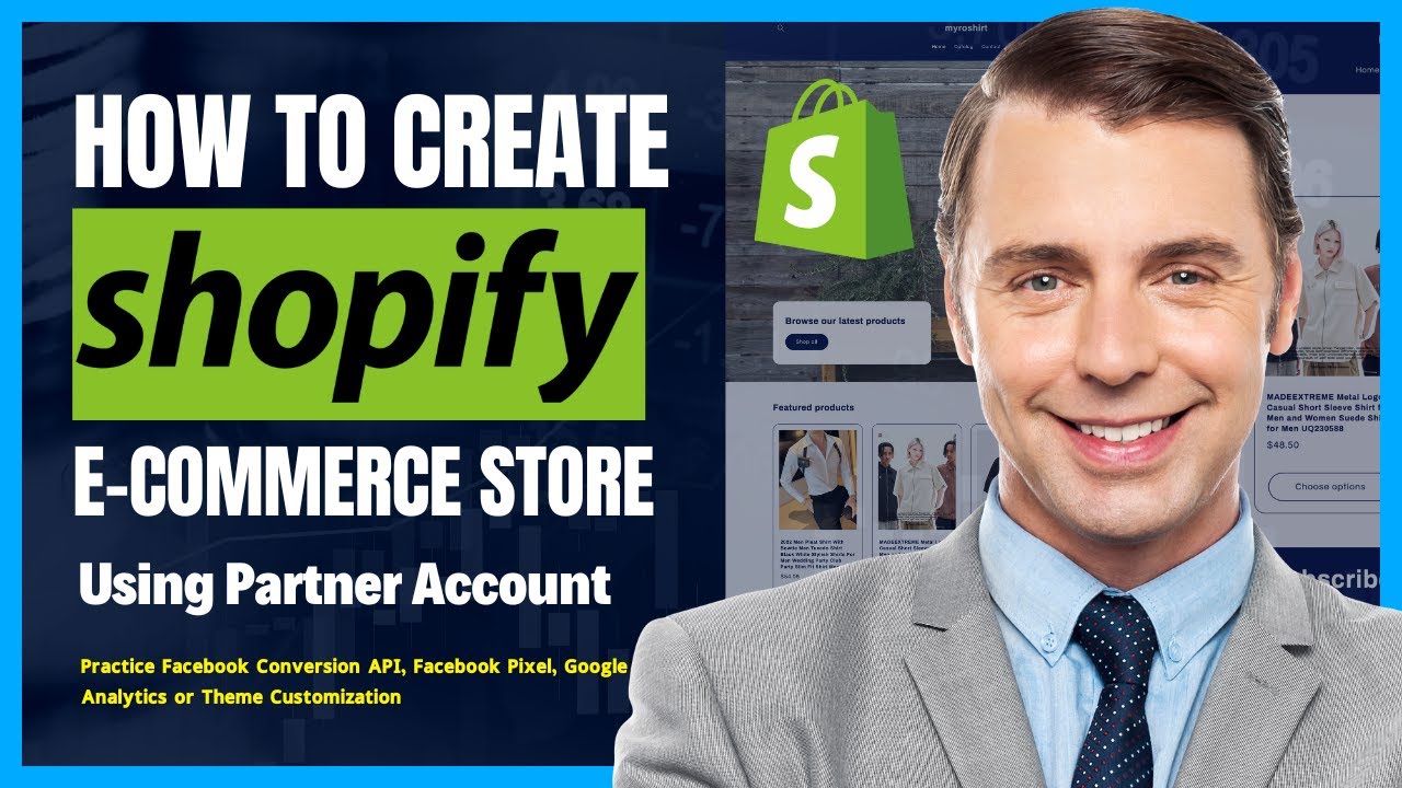 How To Create A Free Shopify Partner Account and Open A Ecommerce Store - YouTube