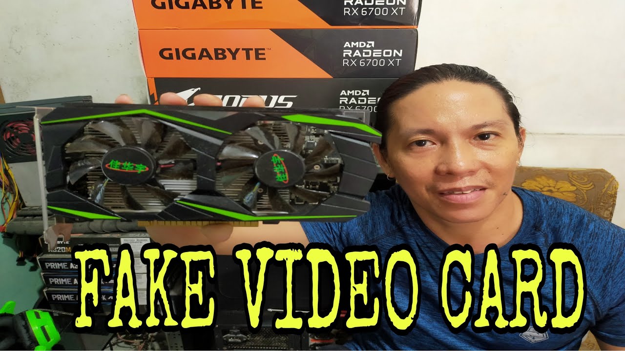 FAKE VIDEO CARD SA MGA ONLINE STORE - YouTube