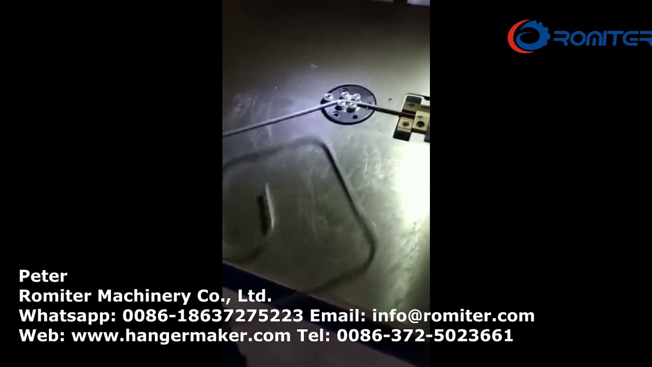 Automatic Bed Sheet Square Tube Hanger Making Machine - YouTube