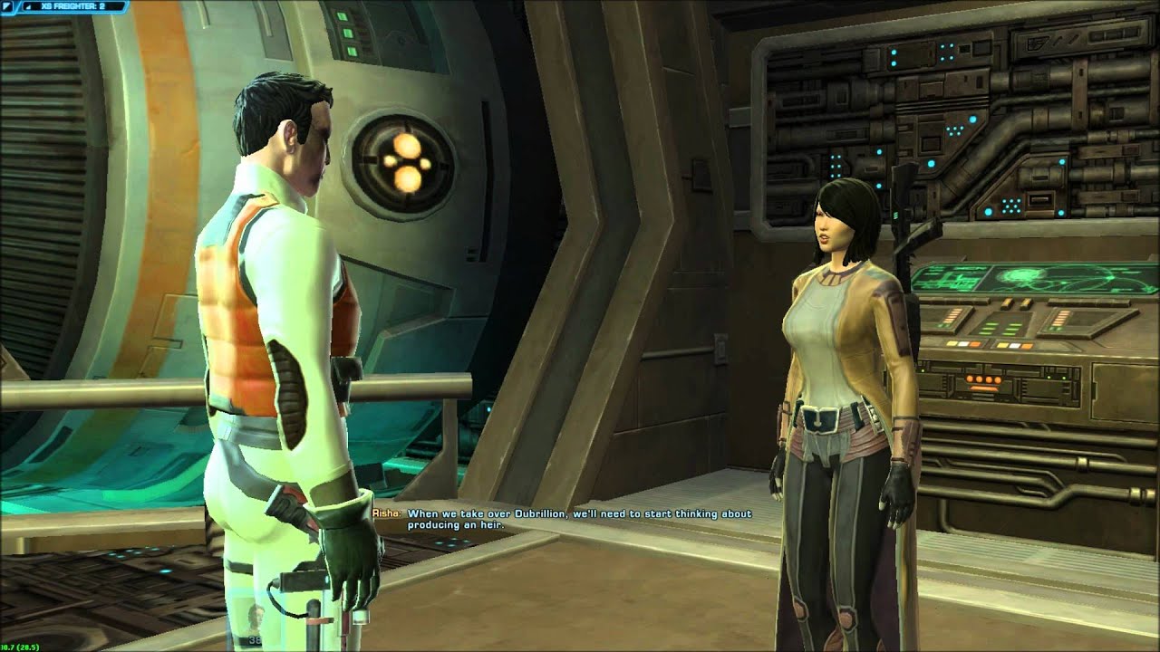 SWTOR SM Seventeenth Conversation with Risha - The Future's So Bright ...