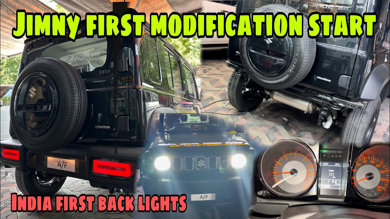 India first jimny 5 door modification start || jimny modified back ...