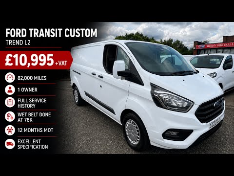  2020 Ford Transit Custom 2.0 TDCI Ecoblue Trend L2 — £10,995+ VAT