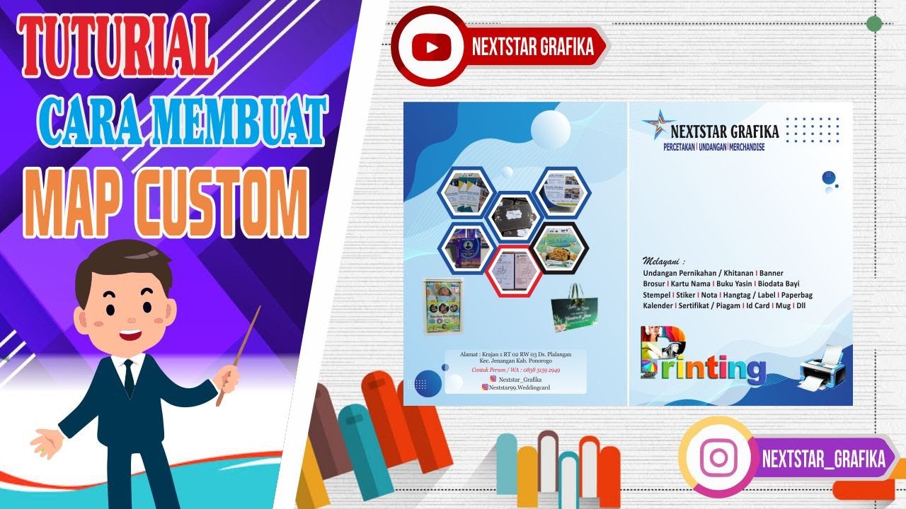 Cara Mudah Membuat Map A4 Custom Sendiri... #percetakan # ...
