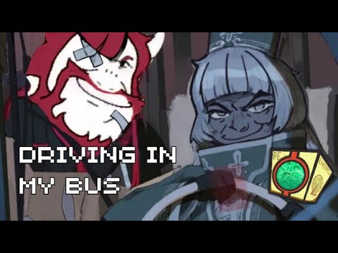 Charon driving in her bus (right after a beer) | Limbus Company Asgore ...