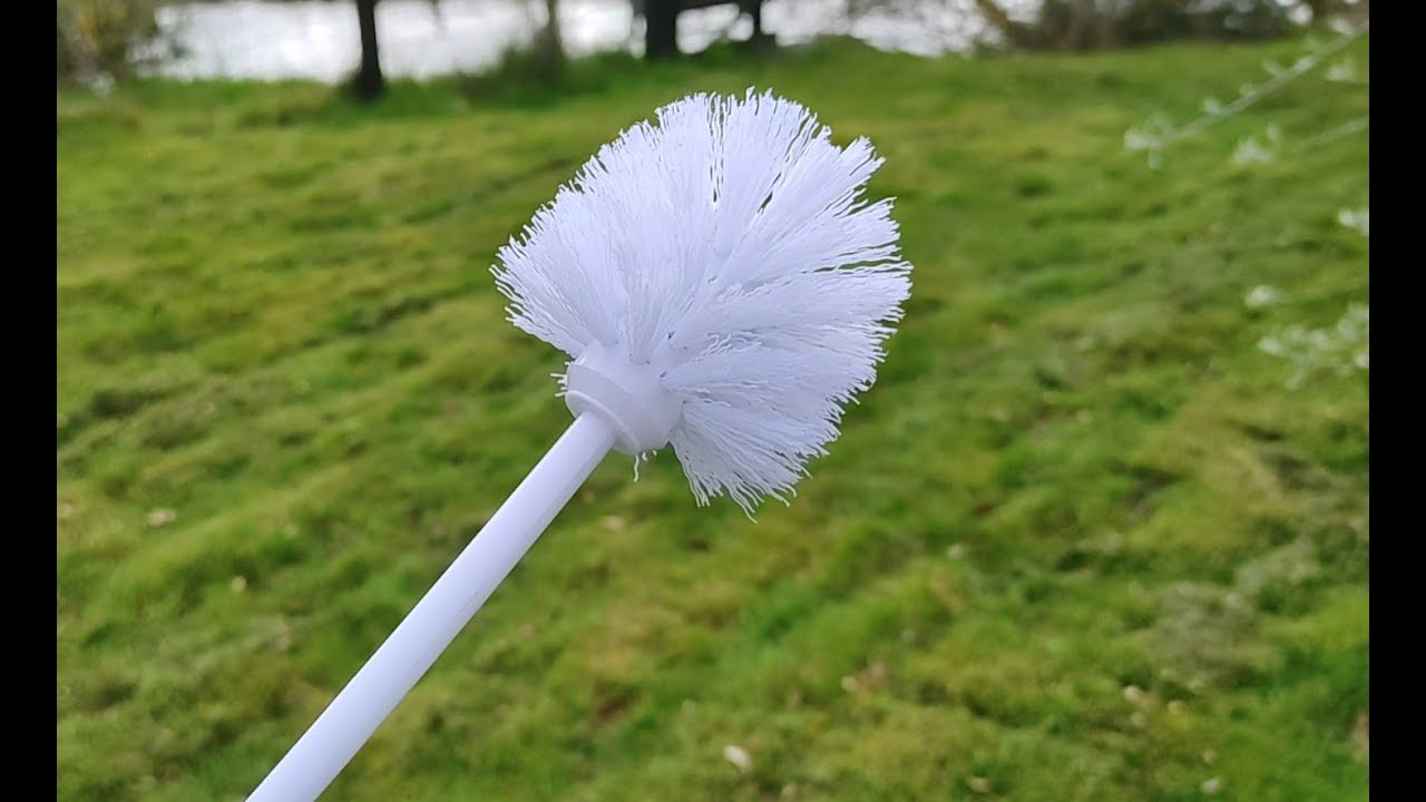 Bog / Toilet brush drill attachment - YouTube