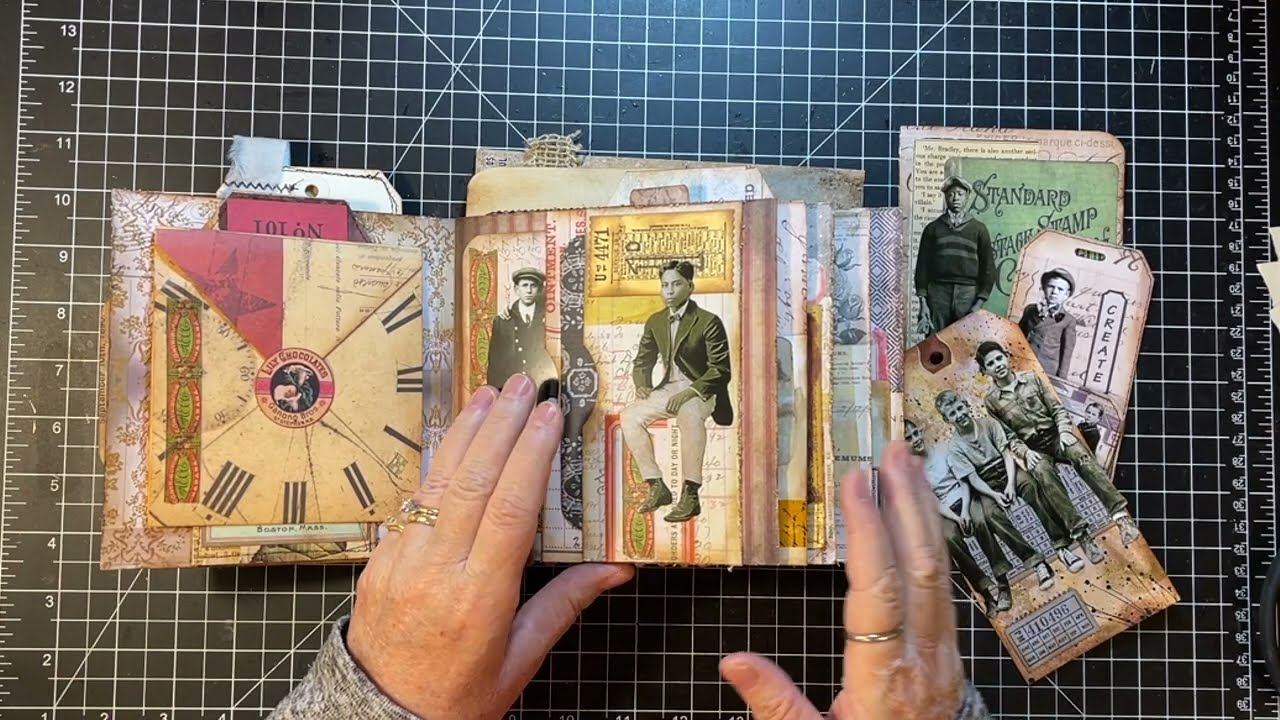 Double Waterfall Journal Decorating Pages Craft With Me Youtube
