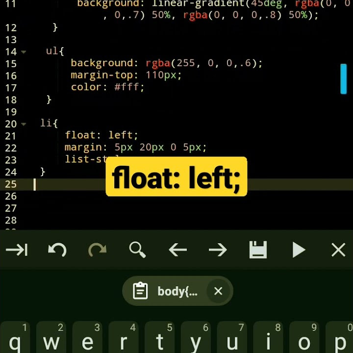 Float Left Css Tutorial Shorts Html Css Youtube