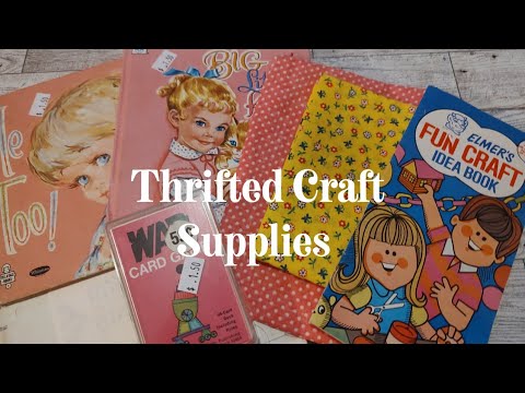 Estate Sale, Goodwill Thrifted Junk Journal Supplies Craft Supplies # ...