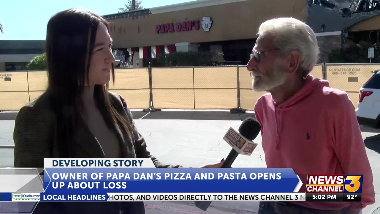 'Forty years of my time, up in smoke', says owner of Papa Dan's Pizza ...