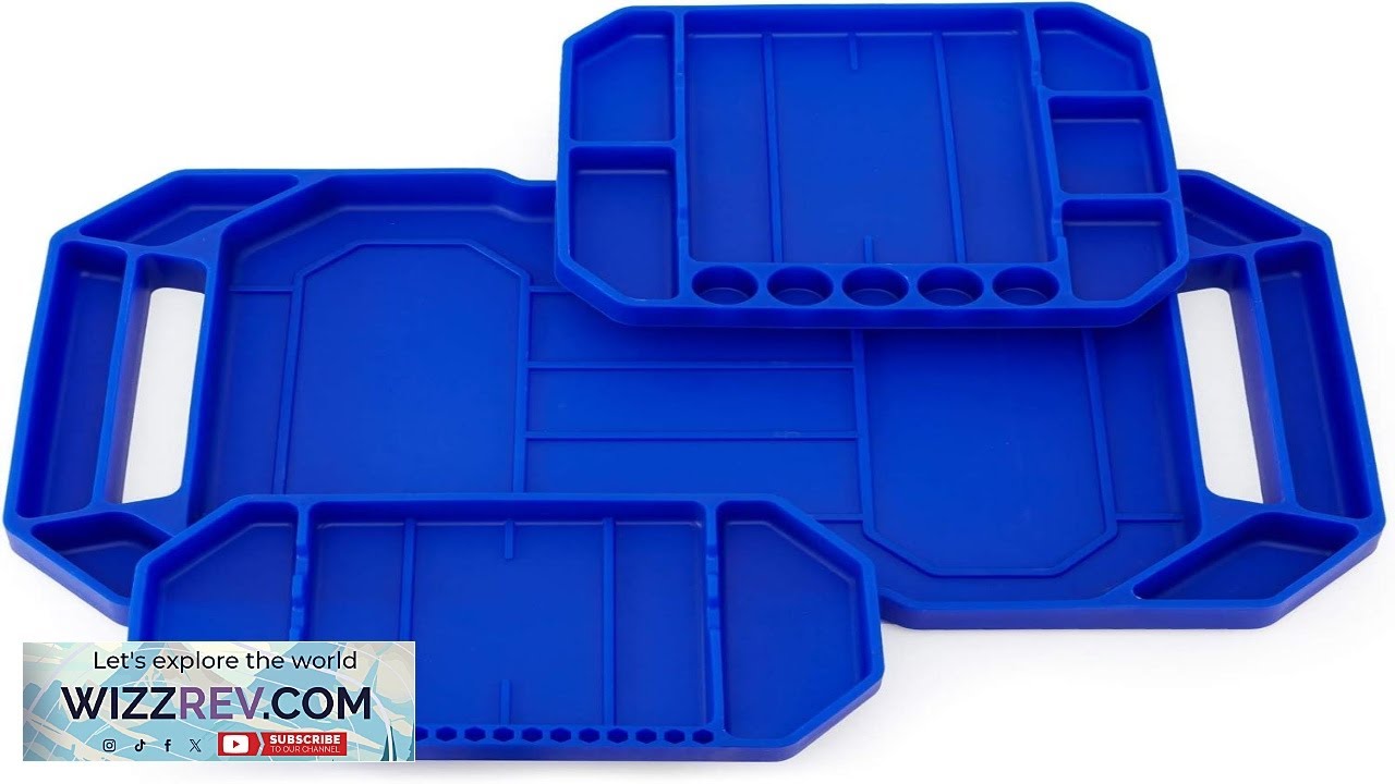 3pcs Large Non-Slip Flexible Tool Tray Tool Mat Tool Organizer Tool ...