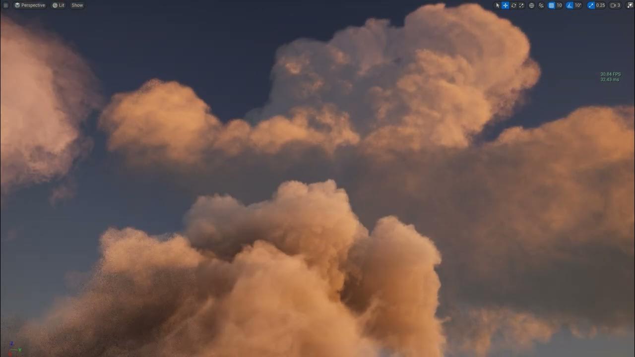 path tracing unreal engine 5 real time vdb camera and lighting - YouTube