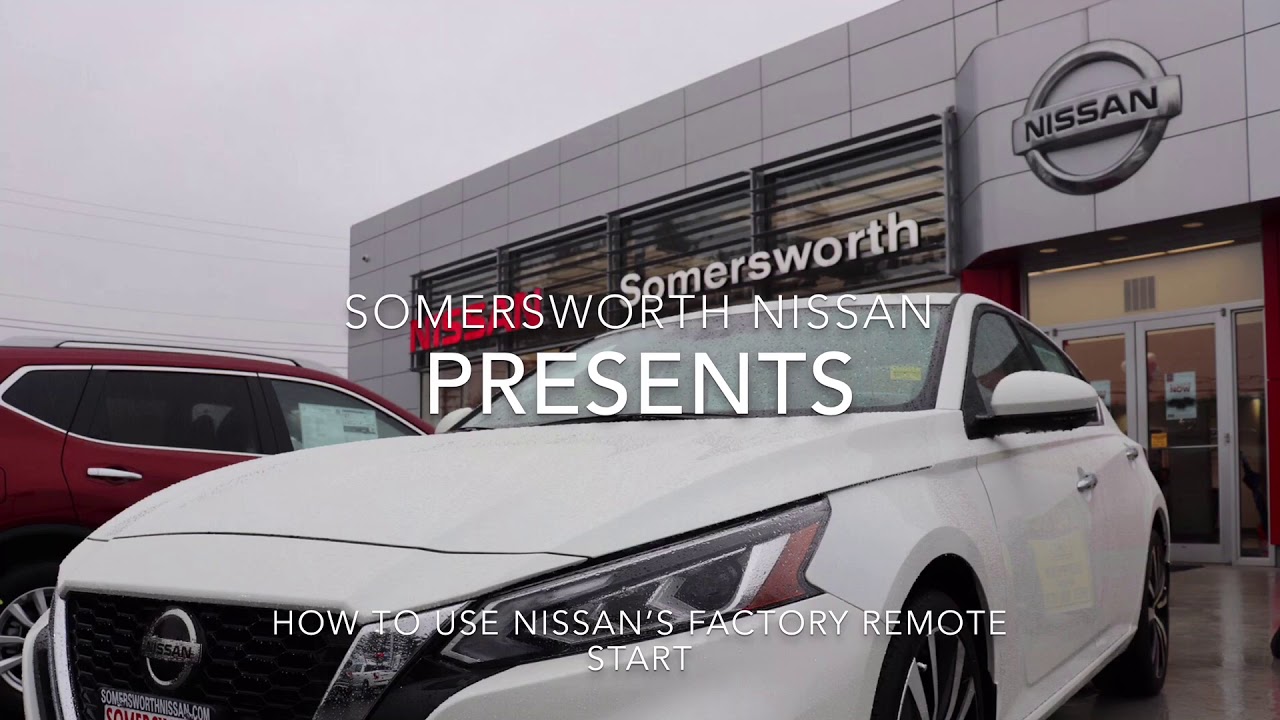 How To Use Nissan’s Factory Remote Start w/ Rodney Blinn - YouTube
