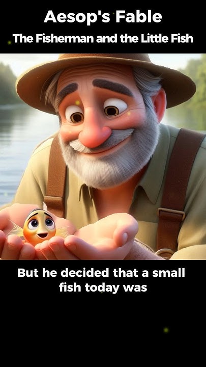 Aesop's Fable : The Fisherman and the Little Fish #aesop #cartoon # ...