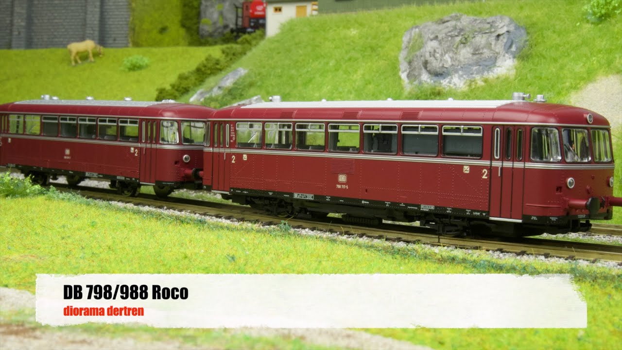 DB 798/988 Roco - YouTube
