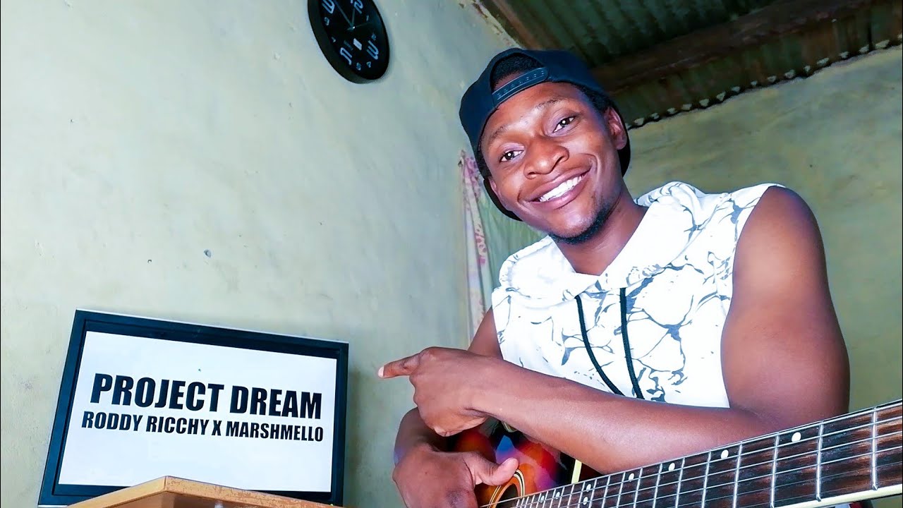 How to play "Project Dreams" Song by Marshmello and Roddy Ricch (Guitar ...