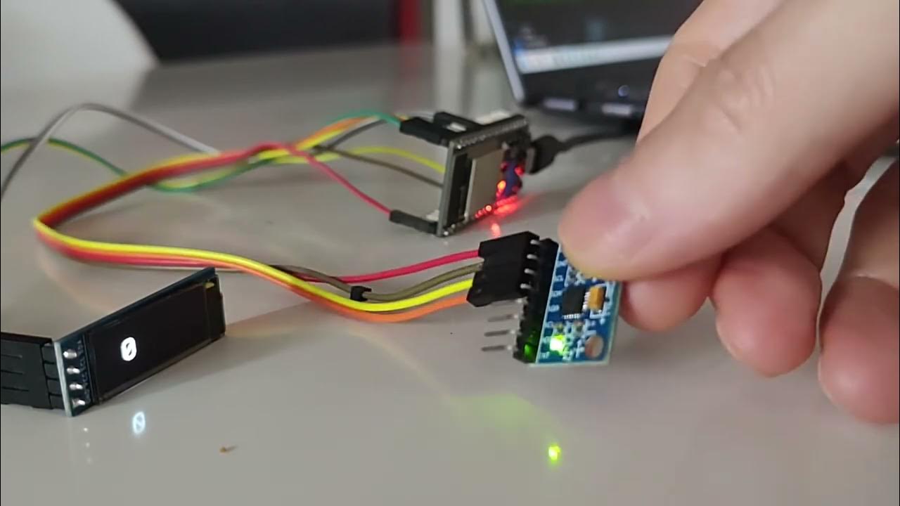 Pedometer ESP32 implemented in Rust - YouTube