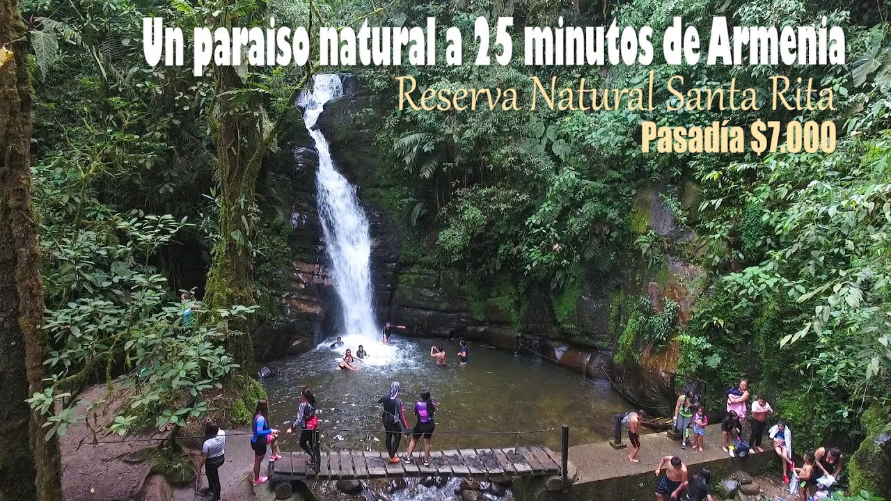 Reserva Natural Santa Rita Boquía Salento Quindío - YouTube