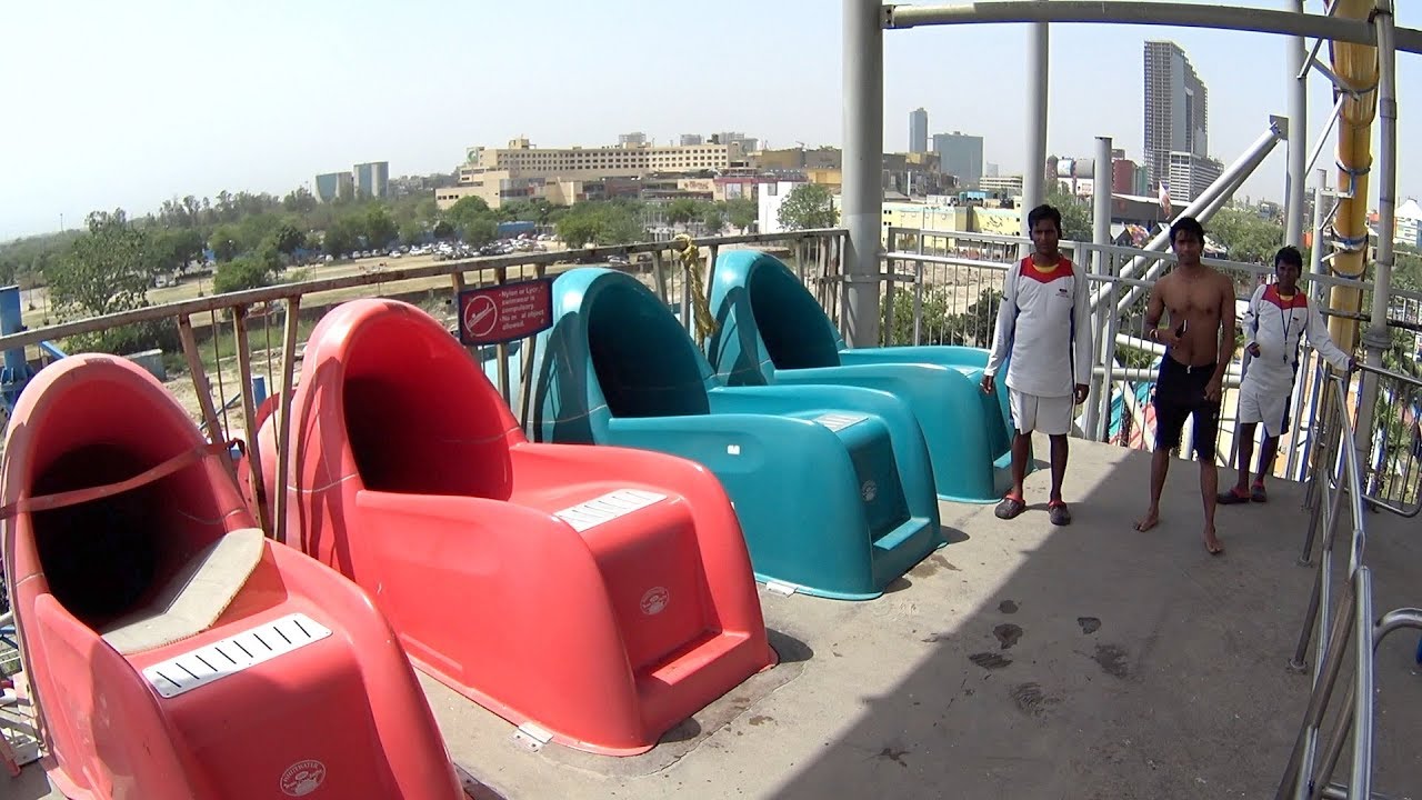 Turbo Tunnel Water Slide at Worlds of Wonder - YouTube