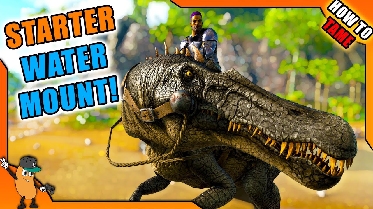 HOW TO TAME BARYONYX | THE BEST STARTER WATER TAME! | ARK How To Tame ...