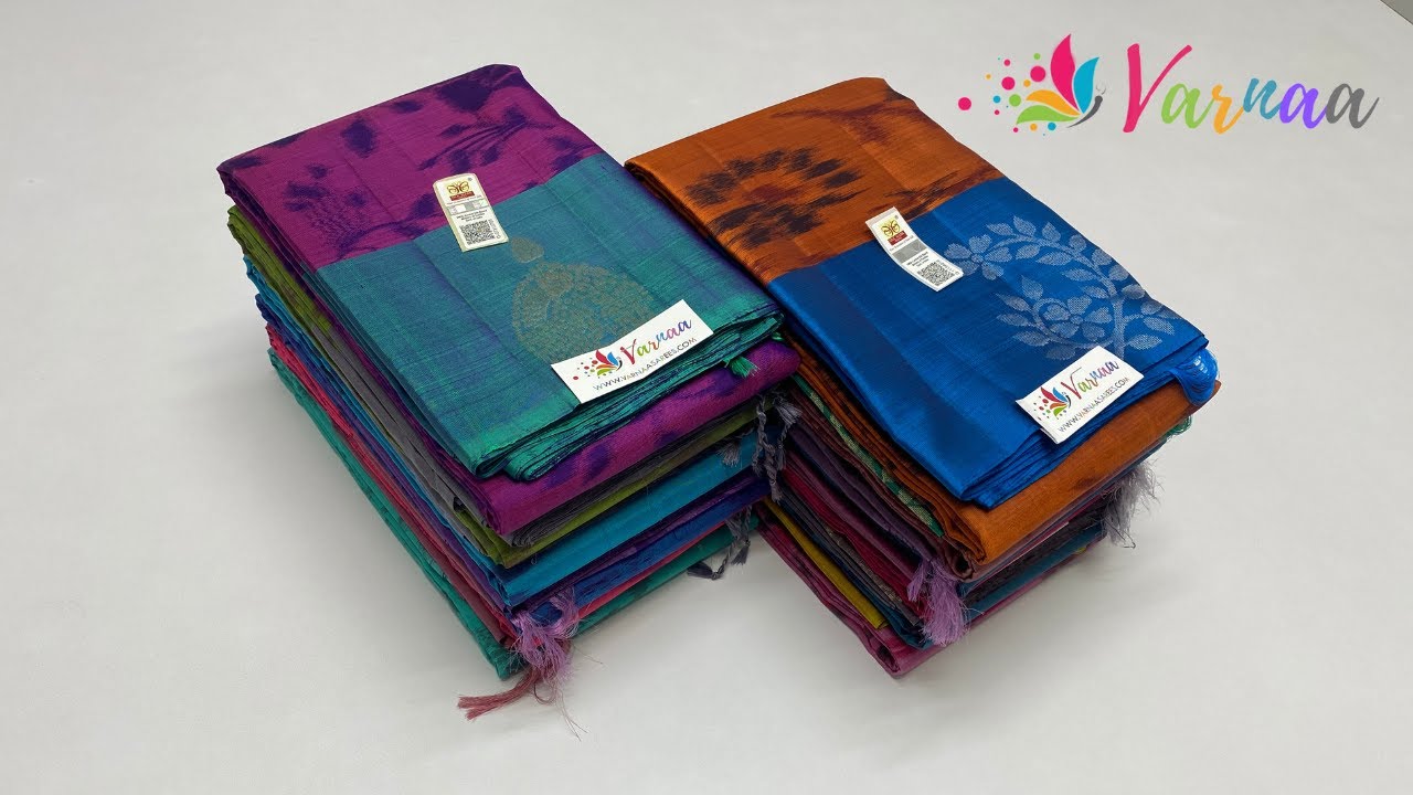 Dye design pure silk sarees handloom made | offer price | varnaa ...