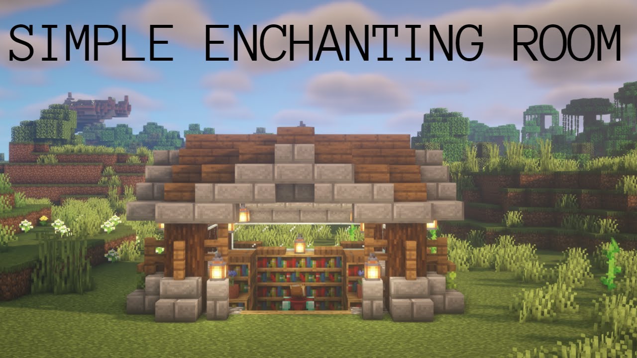 Simple Enchanting Room | Minecraft Tutorial - YouTube
