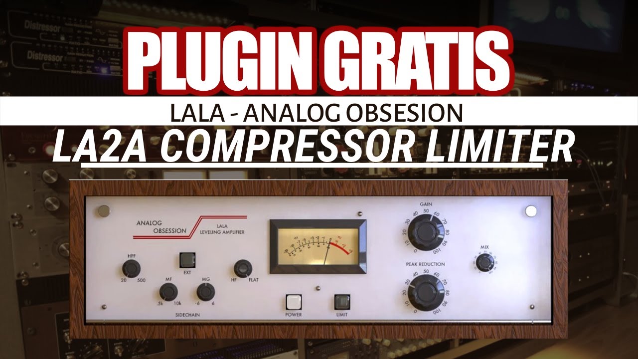 "Plugin Gratis" 🤯 Analog Obsession LALA | Teletronix LA2A Compressor Limiter | Tips de Audio ...