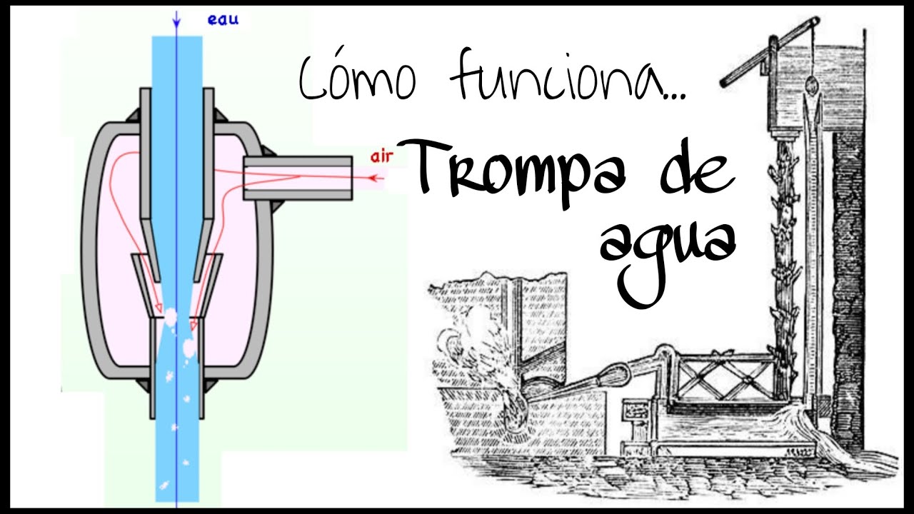CÓMO FUNCIONA UNA TROMPA DE AGUA - YouTube