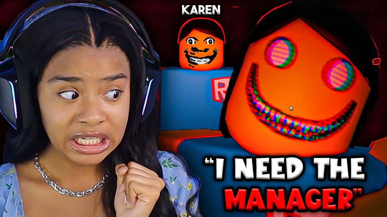 Roblox Weird Strict Karen is SCARY... - YouTube