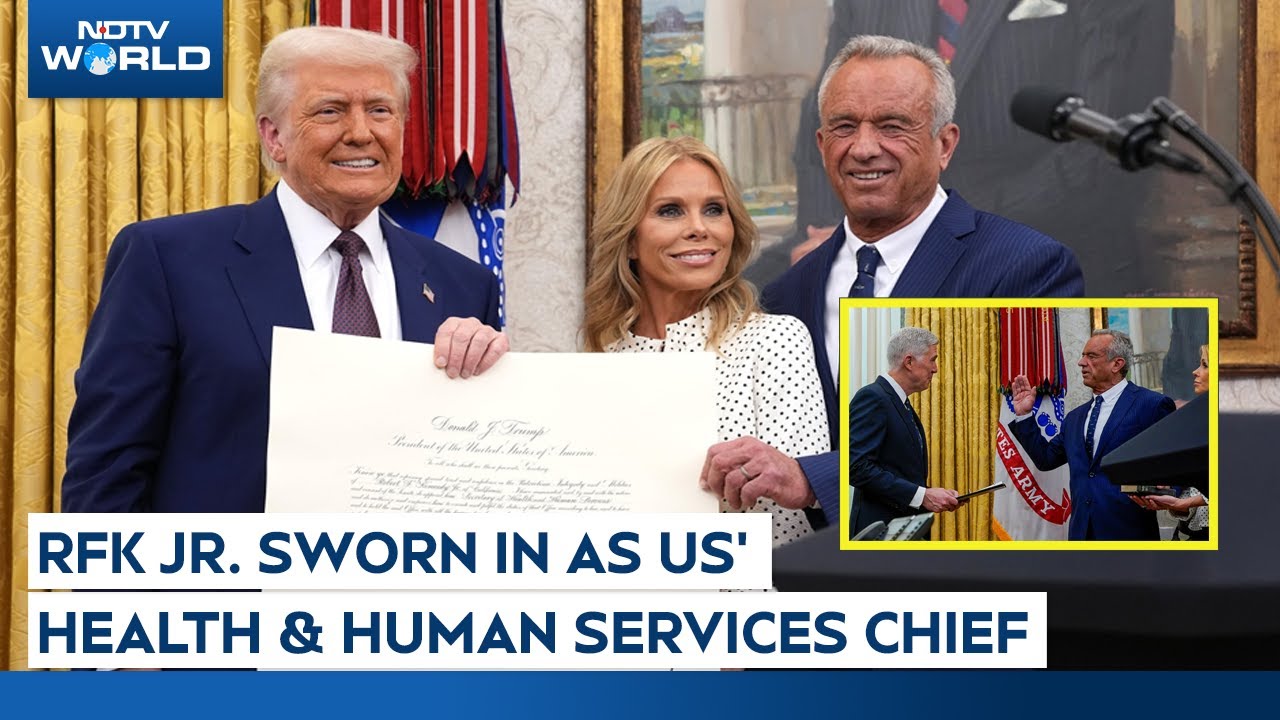 US News | Robert F Kennedy Jr. Sworn In As US' Health Chief | RFK Jr ...