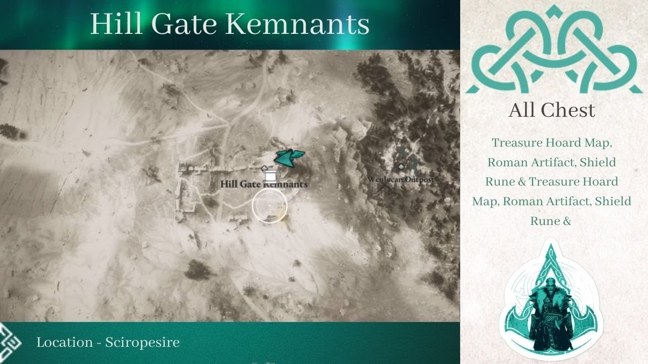 Hill Gate Kemnants All Chests : AC Valhalla - YouTube