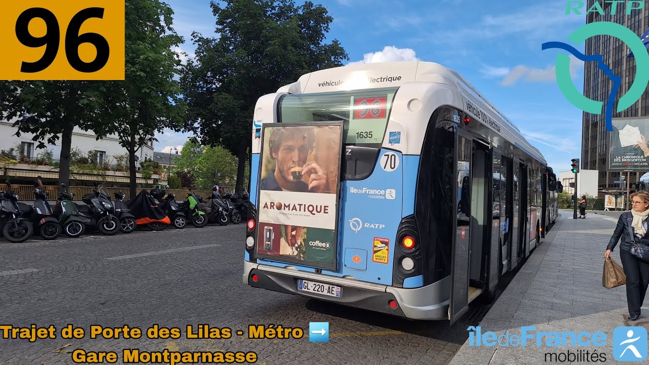 🚍BUS 96 (RATP) : Trajet Complet (Toute la ligne) #ratp #idfmobilités ...