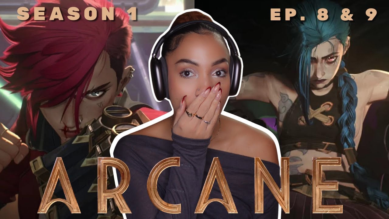 JINX IS SCARY ON THE *ARCANE* SEASON FINALE! | Season 1 (Episodes 8 & 9 ...