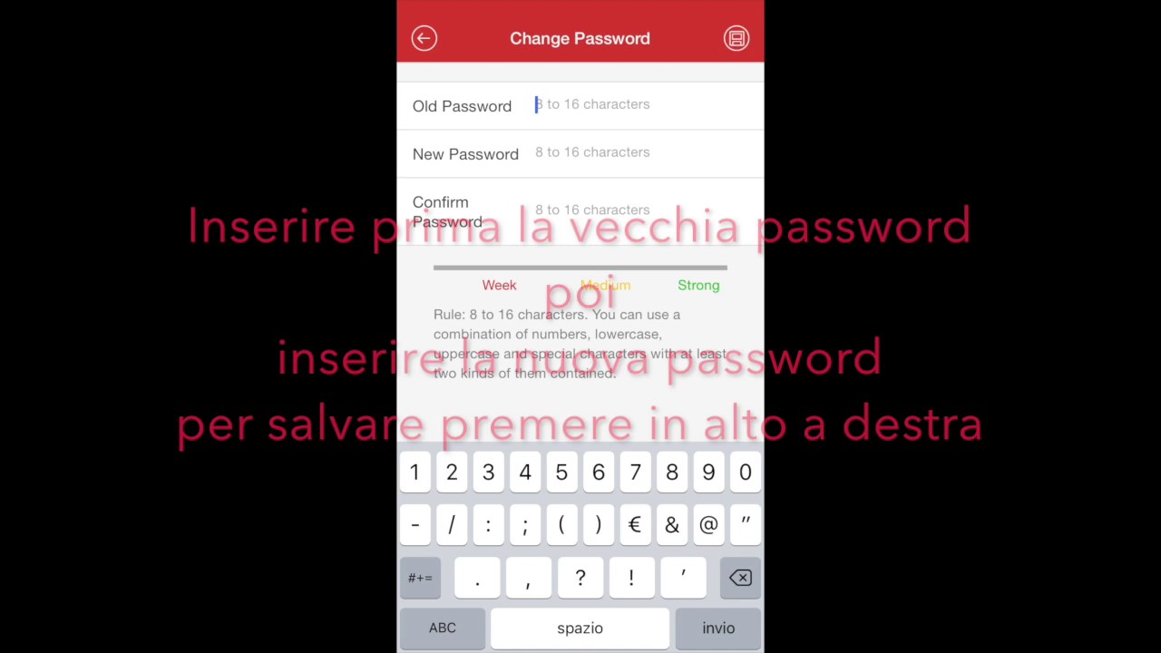 Guida cambio password - YouTube