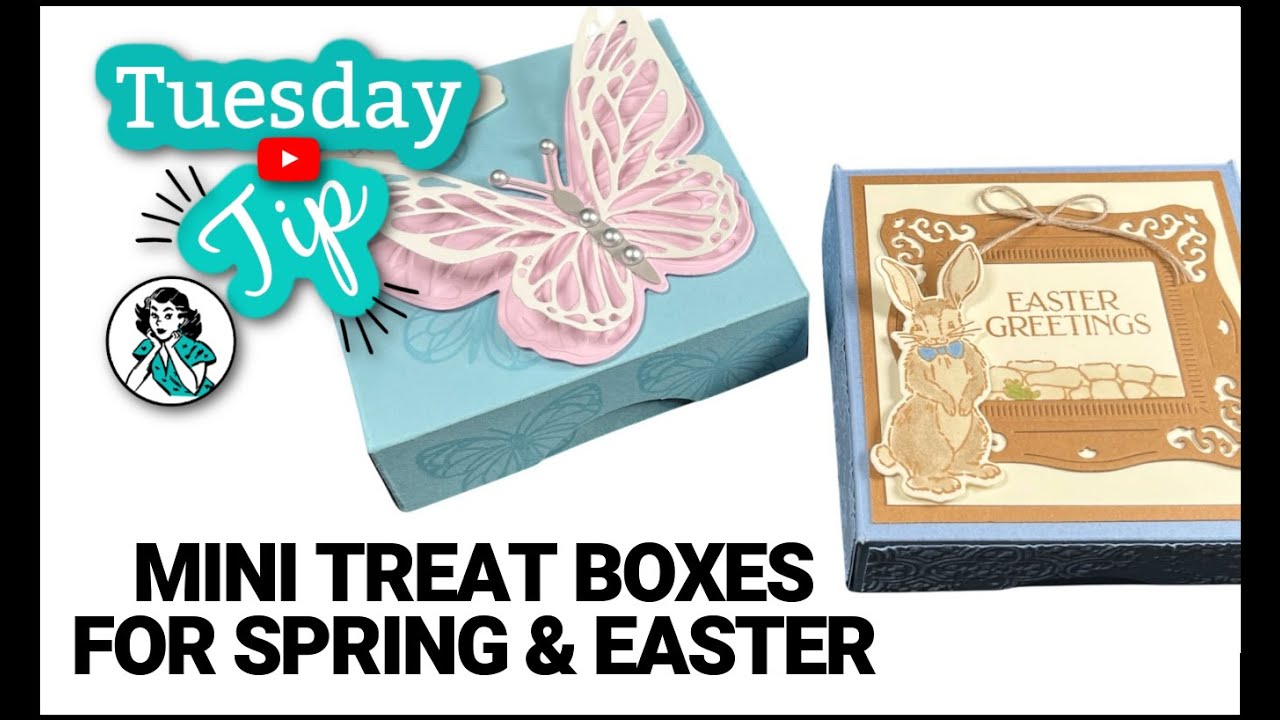 How to Make Adorable Mini Treat Boxes for Spring & Easter Goodies - YouTube