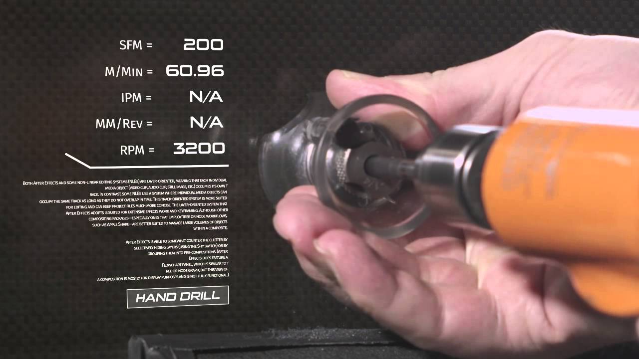 01 Precorp PHT Handdrill Carbon Fiber - YouTube