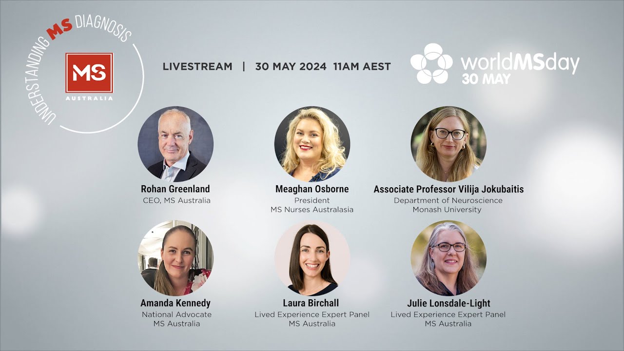 MS Australia World MS Day 2024: Understanding MS Diagnosis Forum - YouTube