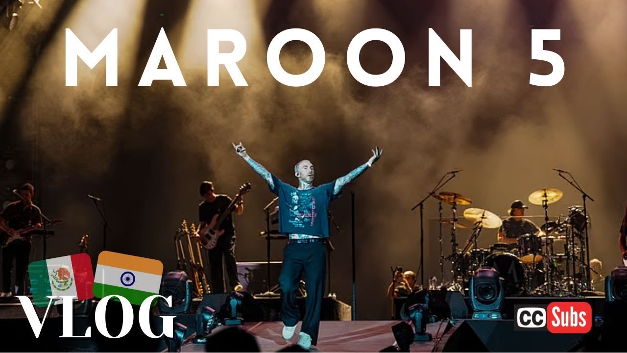 🔴 Maroon 5 LIVE Concert in Mumbai 24' | Unfforgettable Performance! 🇲🇽 ...