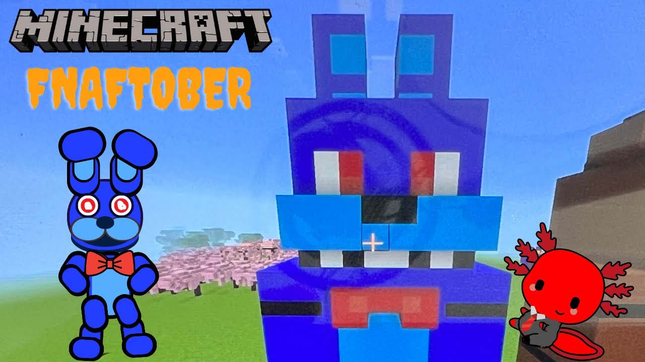 Minecraft FNAFTOBER ep.2| How to build Bonnie Five Nights at Freddy's ...
