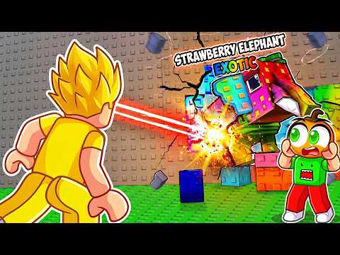 Gözümden Lazer Çıkarıp Duvarları Parçalayarak EN DEĞERLİ Brainrotları Çaldım! 💥 | Roblox