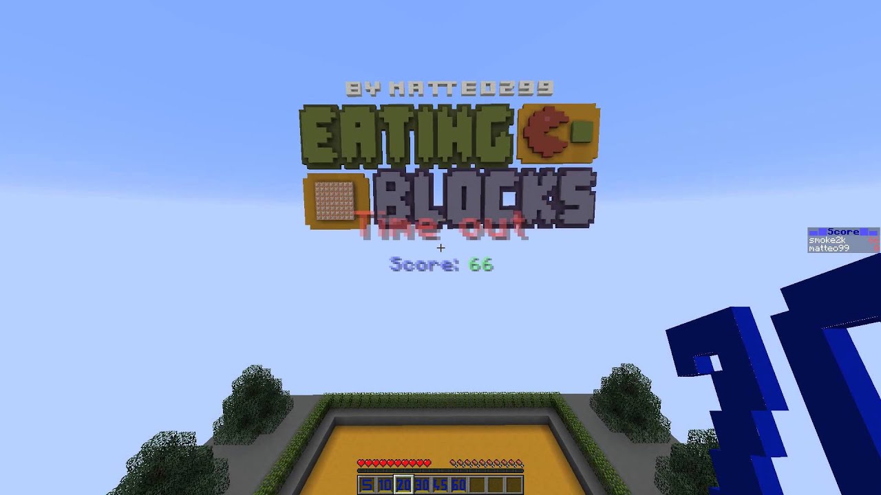 Minecraft Eating Blocks - YouTube