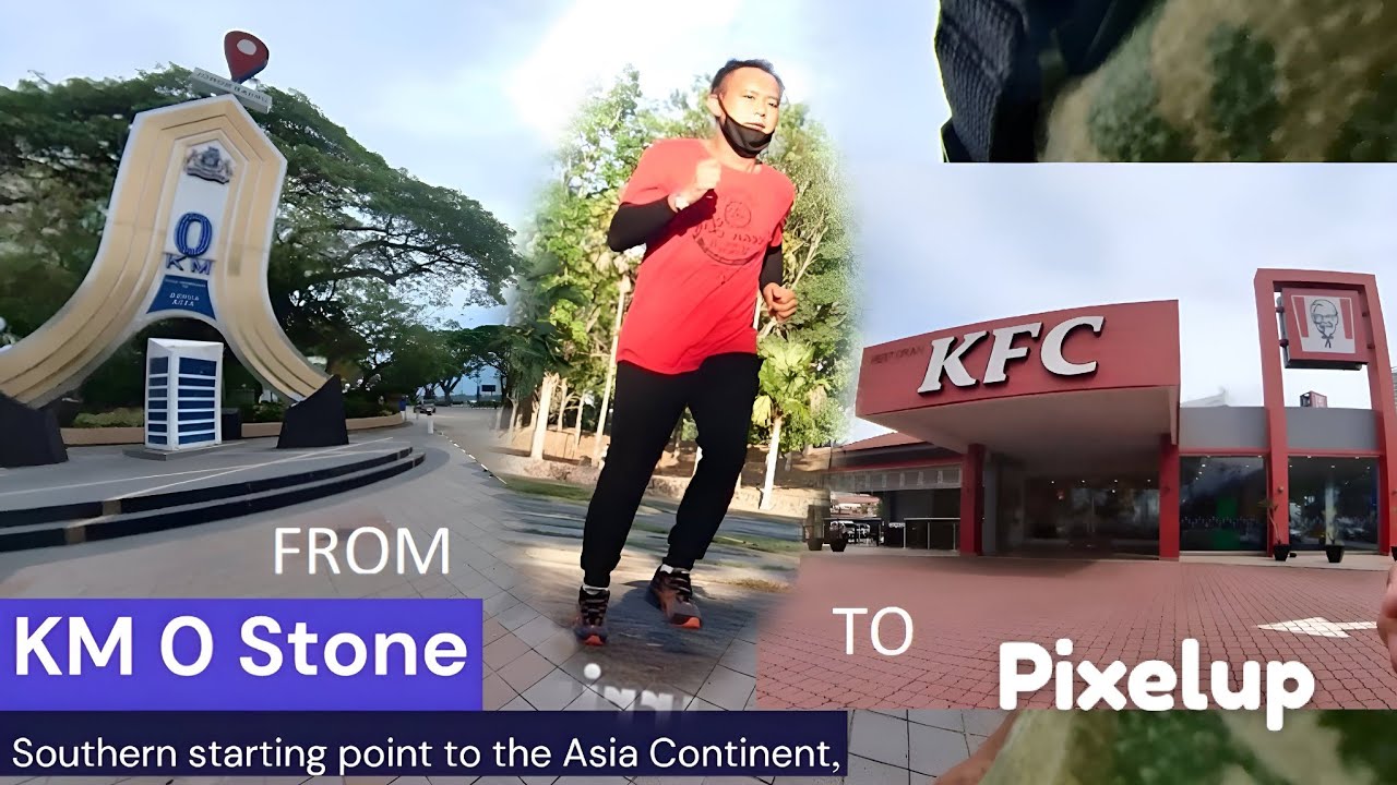 Running Insta360 from KM 0 JB to KFC Dataran Bandaraya JB, what can you ...