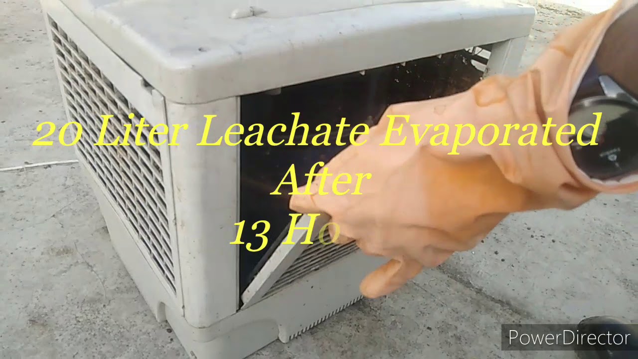 How to 'LEACHATE EVAPORATION' from the Cooler - YouTube