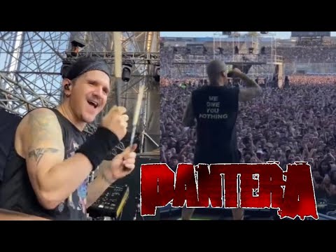 How is Charlie Benante on Drums on Pantera Reunion? Performs Walk live ...