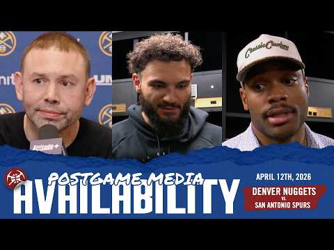 ALL Denver Nuggets Postgame Media vs. SAS  🎙️
