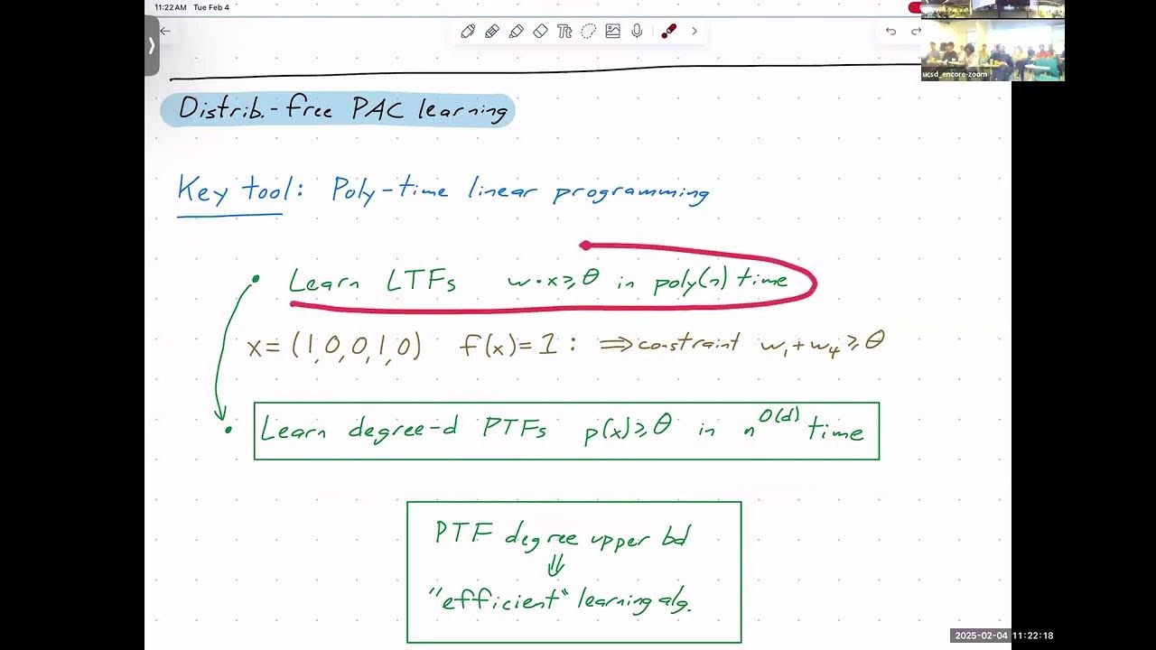 Tutorial: Frontiers of Efficient PAC Learning - YouTube